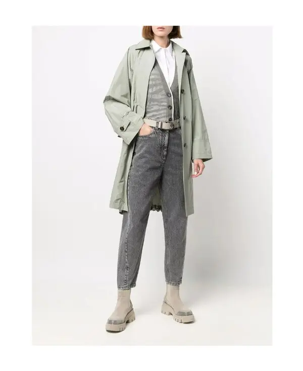 Brunello Cucinelli High-rise Tapered Jeans