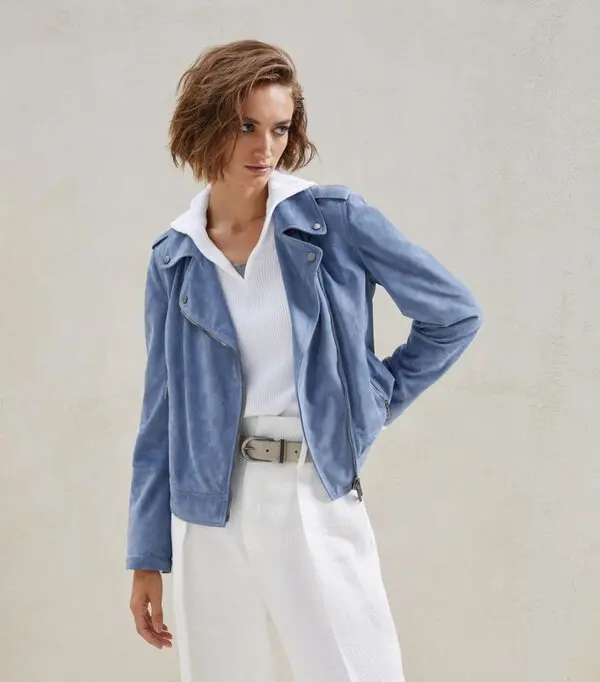 Brunello Cucinelli Zip-fastening Biker Jacket