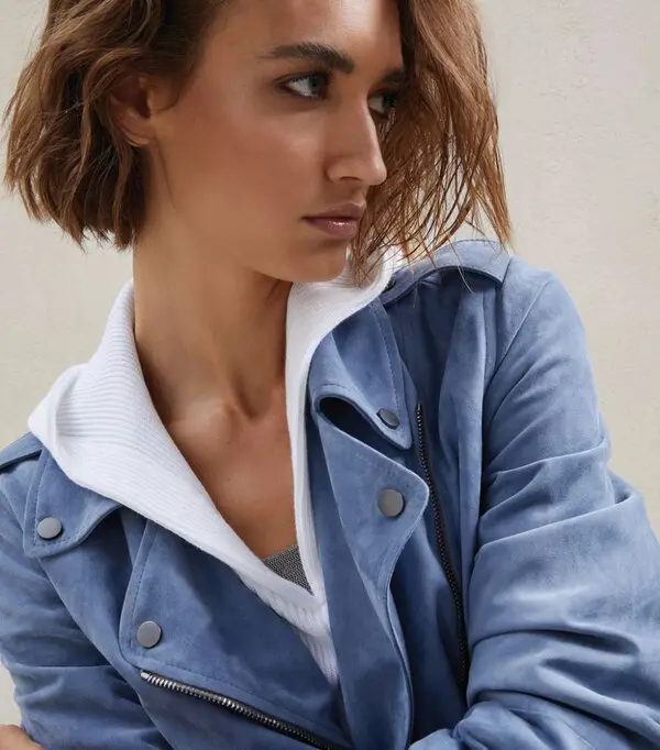 Brunello Cucinelli Zip-fastening Biker Jacket