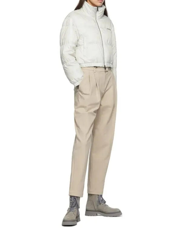 Brunello Cucinelli Pleated Detail Tapered Trousers