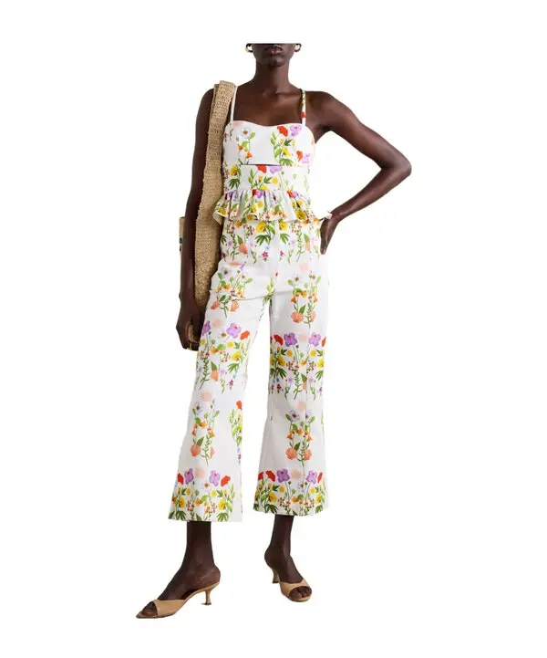 Borgo De Nor Colorful Floral Printed Top