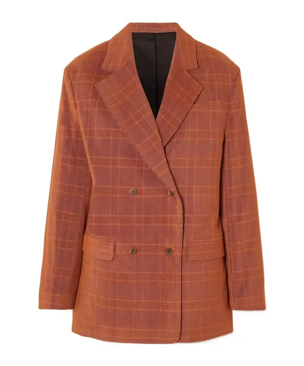 Alexander McQueen Plaid Corduroy Blazer
