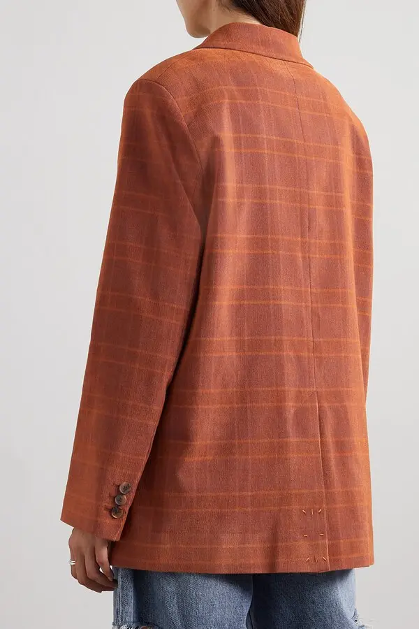 Alexander McQueen Plaid Corduroy Blazer