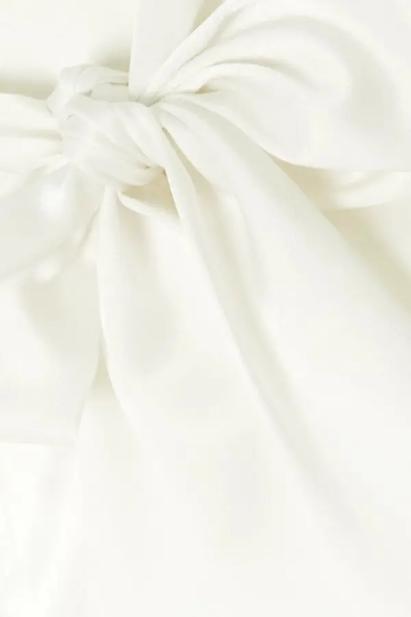 Galvan Halter Neck Satin Midi Dress
