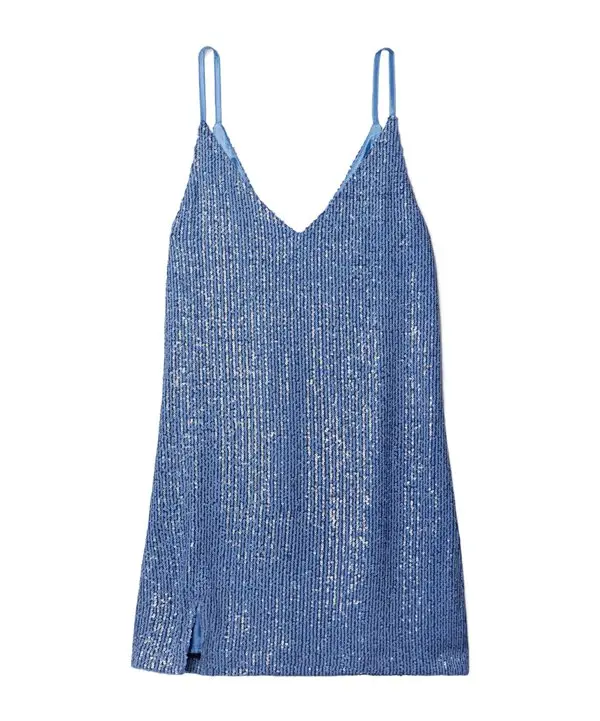 IN THE MOOD FOR LOVE Sequin Tulle Mini Dress