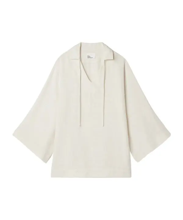 Lisa Marie Fernandez Woven Longline Top