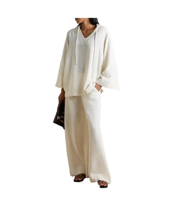 Lisa Marie Fernandez Woven Longline Top