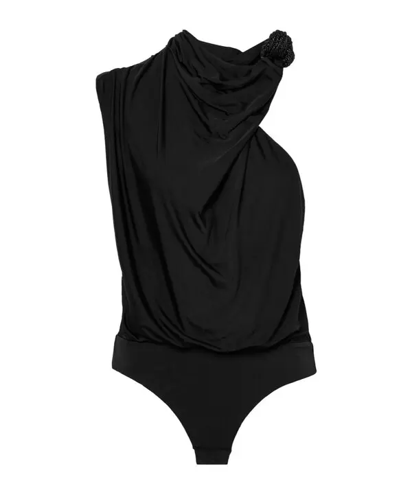 Johanna Ortiz Stretch Jersey Bodysuit With Knot Detailing
