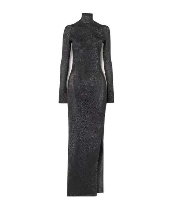 PETAR PETROV Metallic Maxi Dress