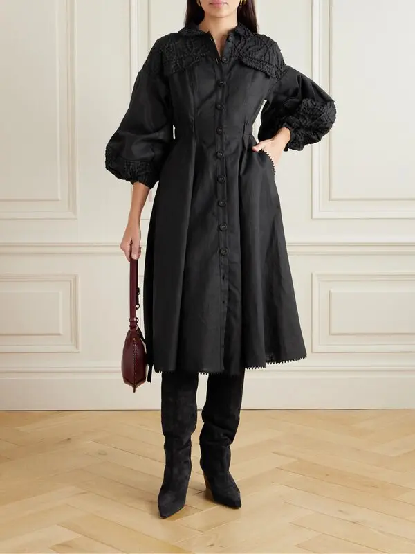 Charo Ruiz Ibiza Minimalist Midi Shirt Dress
