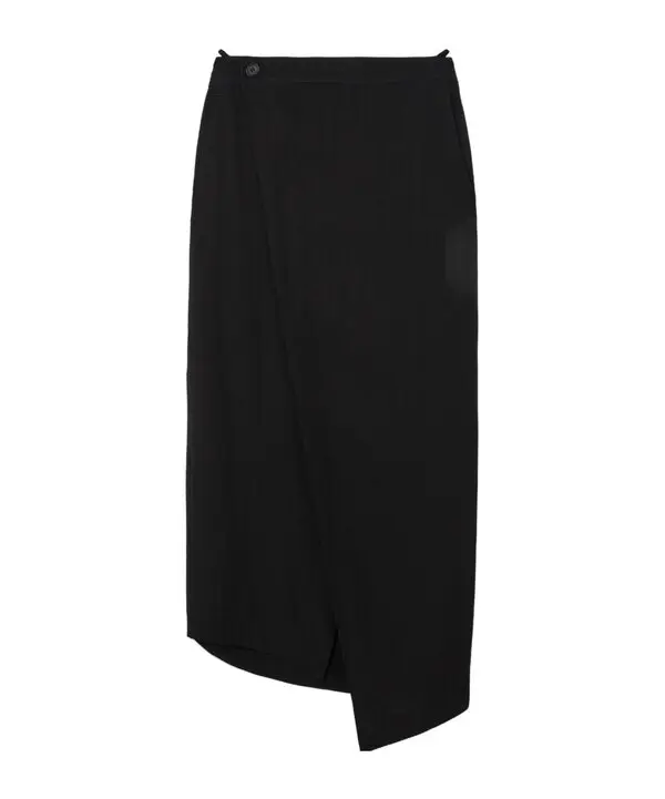 PETAR PETROV Asymmetric Cady Maxi Wrap Skirt
