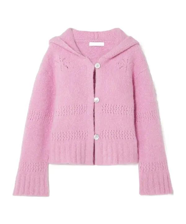 Calle Del Mar Crochet Hooded Cardigan