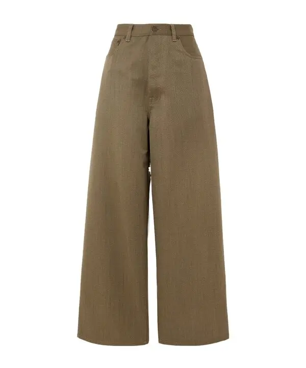FORTELA Wool Twill Trousers