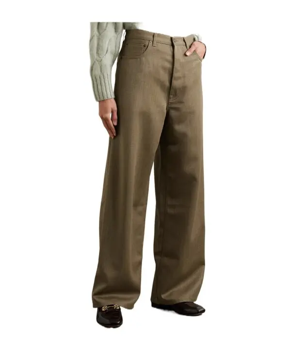 FORTELA Wool Twill Trousers