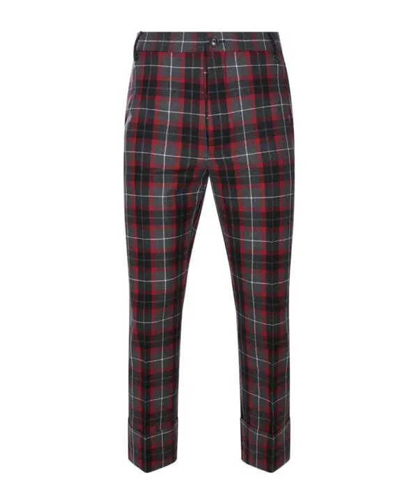 VIVIENNE WESTWOOD George Turn-up Trousers In Plaid