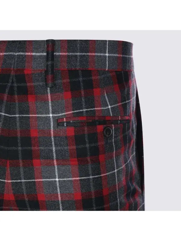 VIVIENNE WESTWOOD George Turn-up Trousers In Plaid
