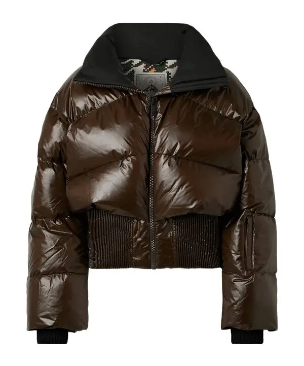 Perfect Moment Auretta Quilted Down Ski Jacket - Black