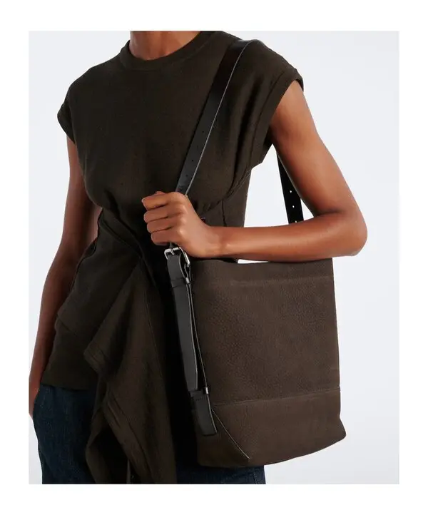 LEMAIRE Medium Leather Shoulder Bag