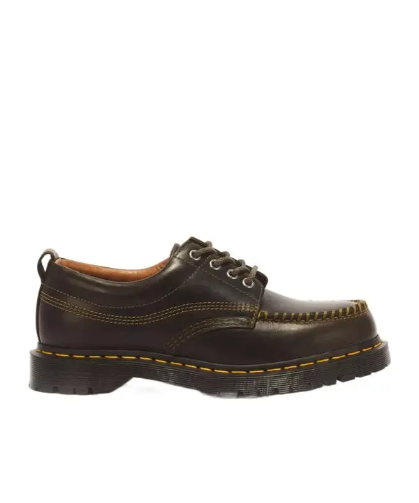 Dr. Martens Lowell Leather Moc Toe Lace Up Shoes