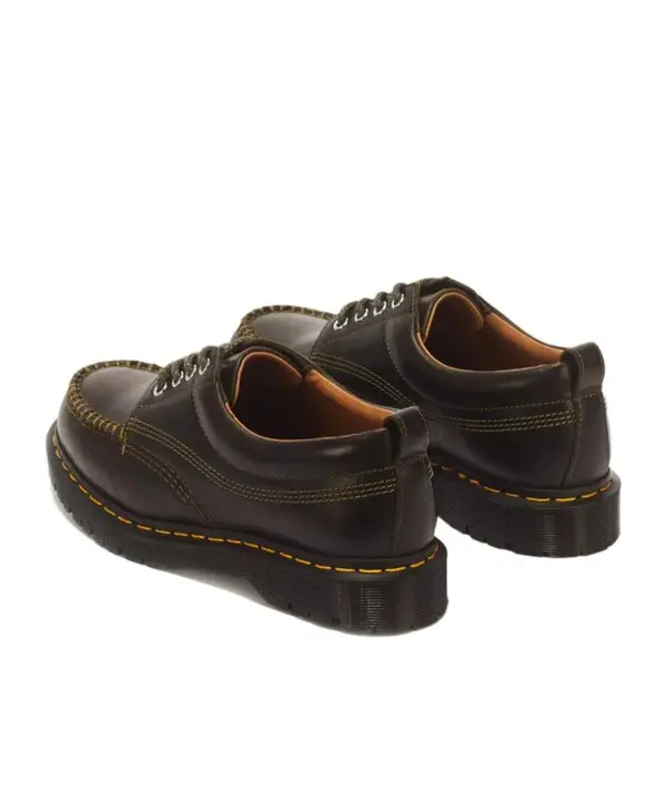 Dr. Martens Lowell Leather Moc Toe Lace Up Shoes
