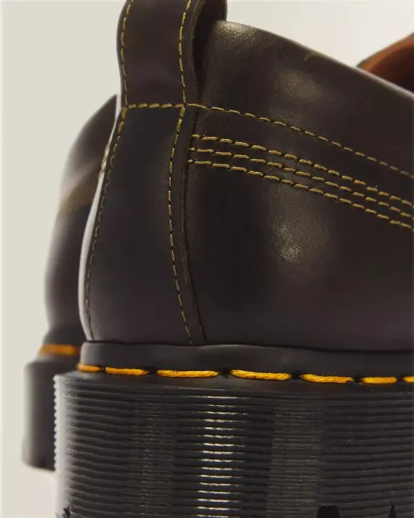 Dr. Martens Lowell Leather Moc Toe Lace Up Shoes