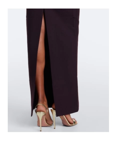 Roland Mouret Embellished Paneled Corset Gown