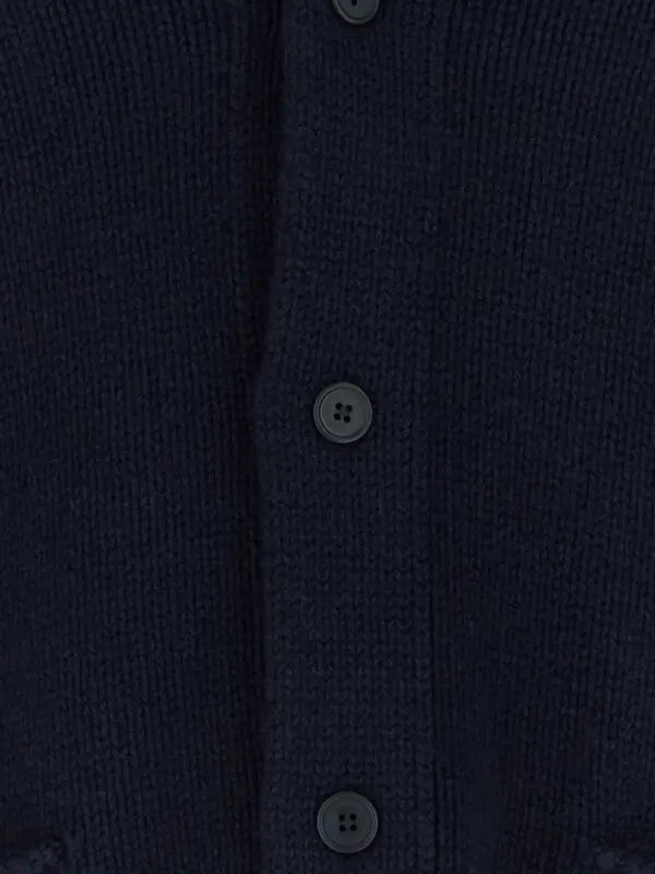 THE ROW Long-sleeve Knit Cardigan - Blue