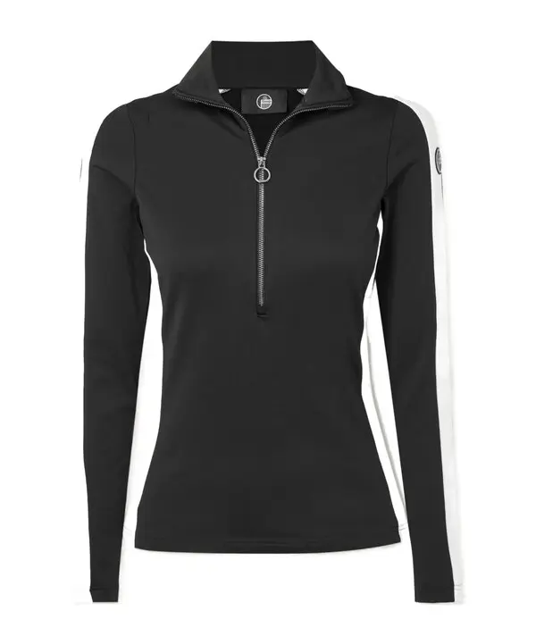 Fusalp Negam" Striped Stretch-jersey Half-zip Base Layer