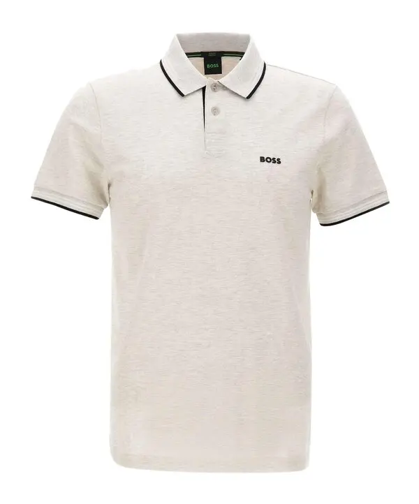 Hugo Boss Logo Trim Polo Shirt