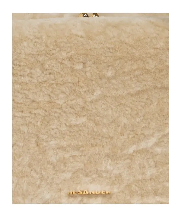 JIL SANDER Shearling Shoulder Bag