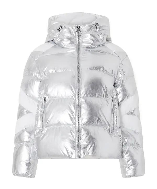 Fusalp Charloy Quilted Metallic Hooded Jacket
