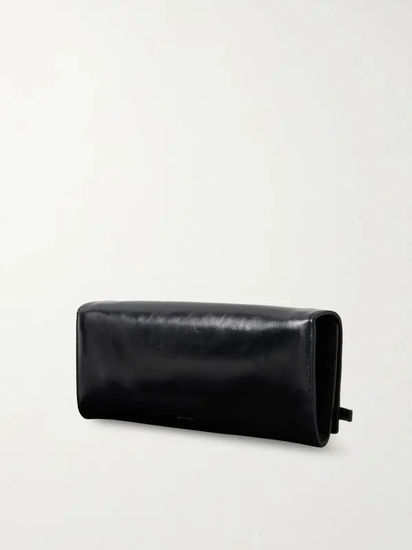 Simkhai River East West Leather Clutch - Black