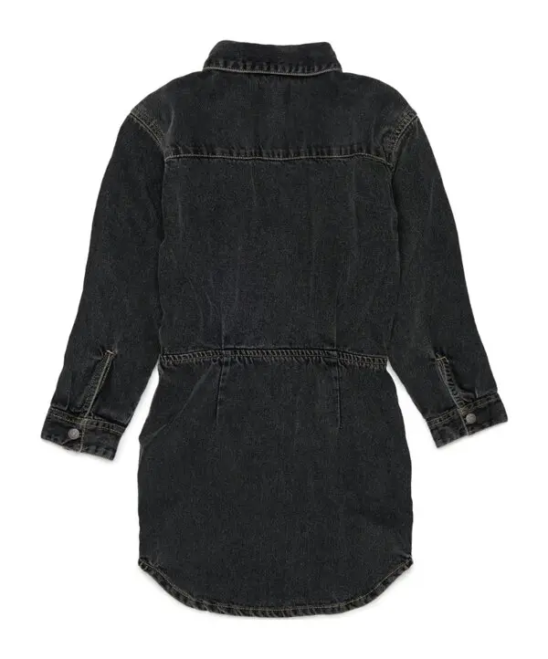 DIESEL® Denim Shirt Dress With Tie-knot Waist