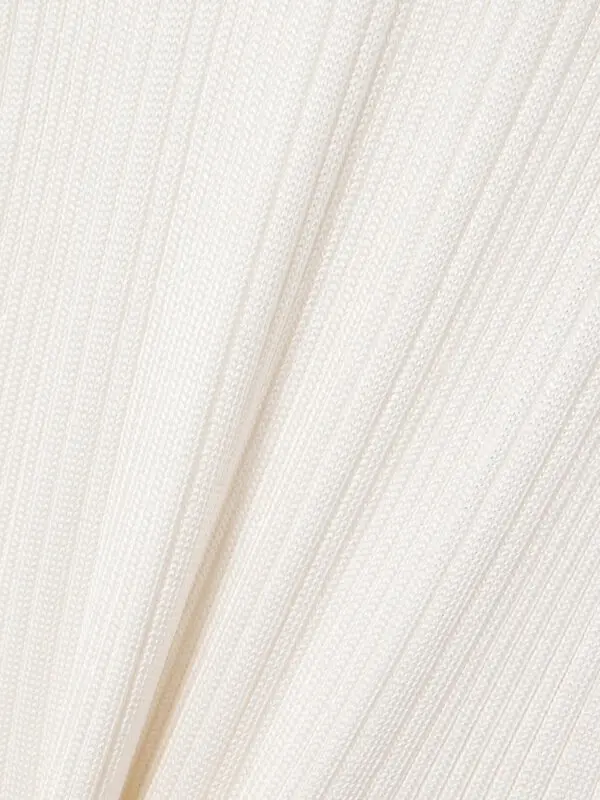 Adam Lippes Ribbed Silk Maxi Dress