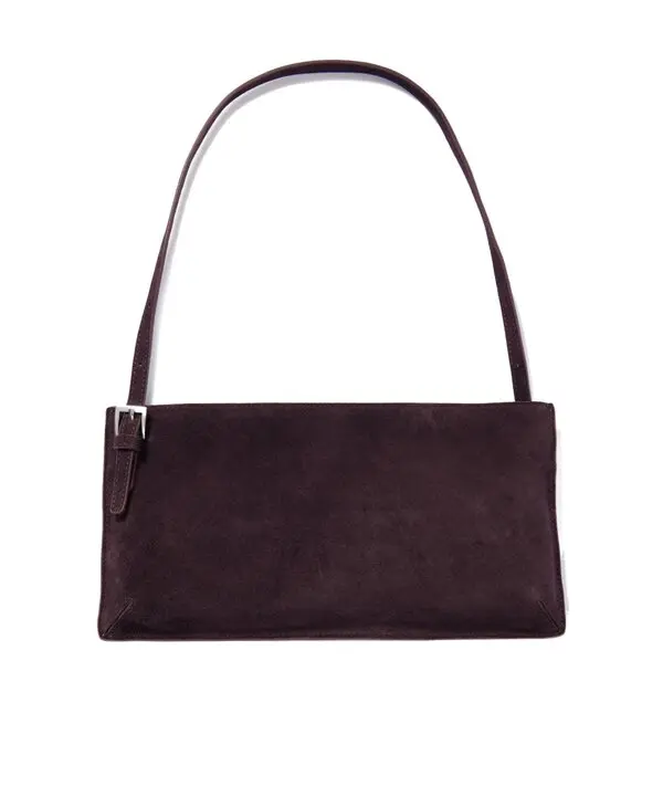 ST. AGNI Suede Shoulder Bag