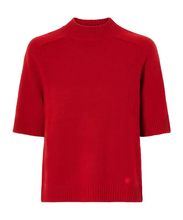 Loulou De Saison Loose Short Sleeve Top - Red