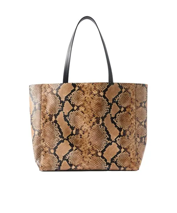 NILI LOTAN Keith Animal-print Leather Tote