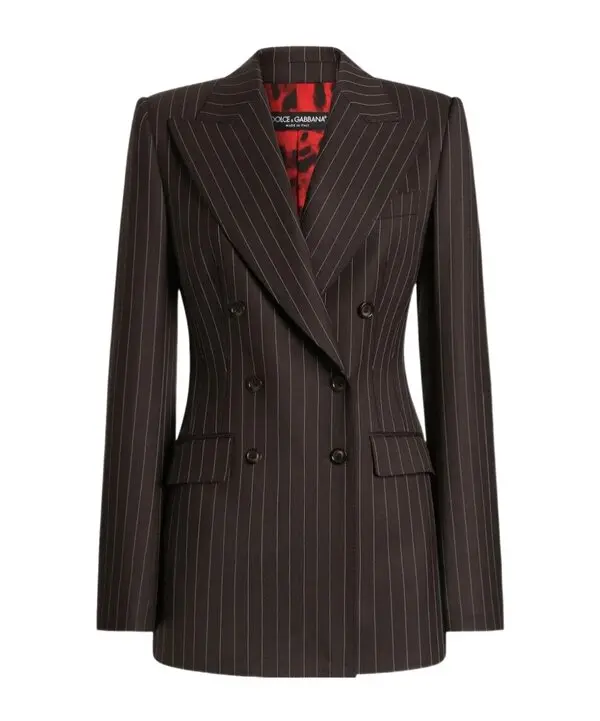 Dolce & Gabbana Lapel Long-sleeved Suit Jacket