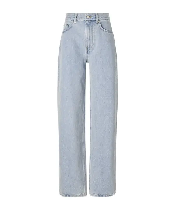 Loulou De Saison High Waist Straight Leg Jeans