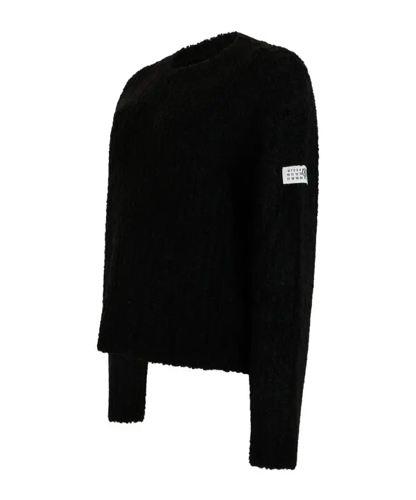 MAISON MARGIELA Long Sleeve Crewneck Jumper - Black