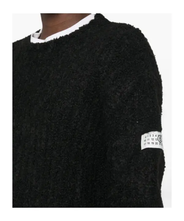MAISON MARGIELA Long Sleeve Crewneck Jumper - Black