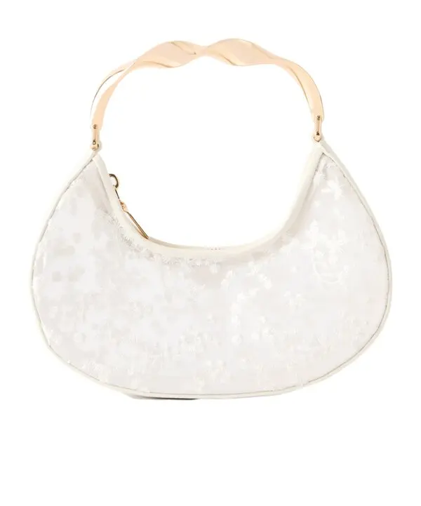 Simkhai Minimalist Floral Patternunderarm Bag
