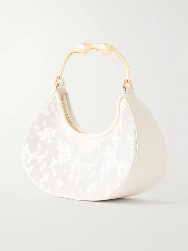 Simkhai Minimalist Floral Patternunderarm Bag