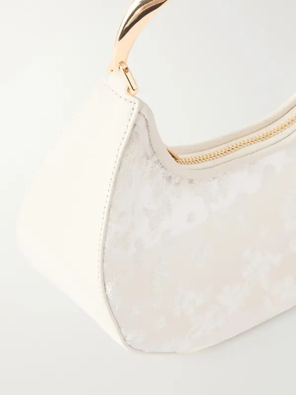 Simkhai Minimalist Floral Patternunderarm Bag