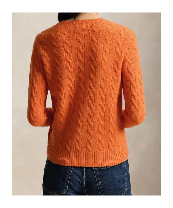 Polo Ralph Lauren Pony-embroidered Cable-knit Sweater