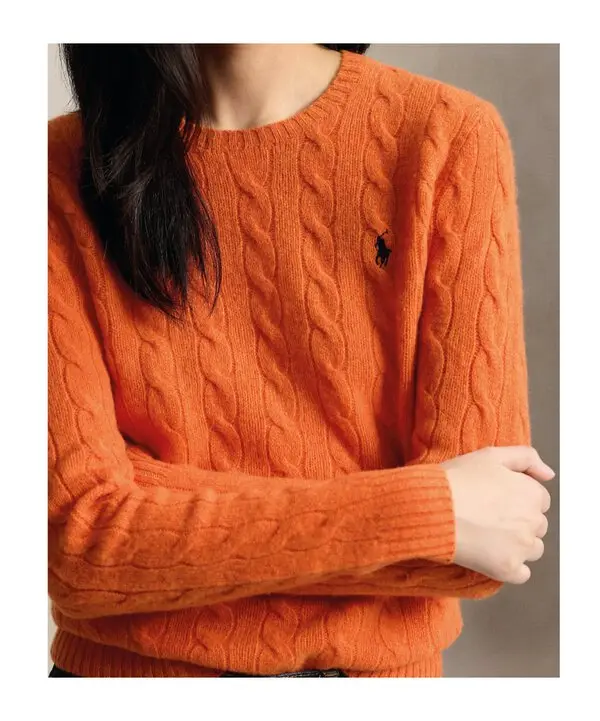 Polo Ralph Lauren Pony-embroidered Cable-knit Sweater