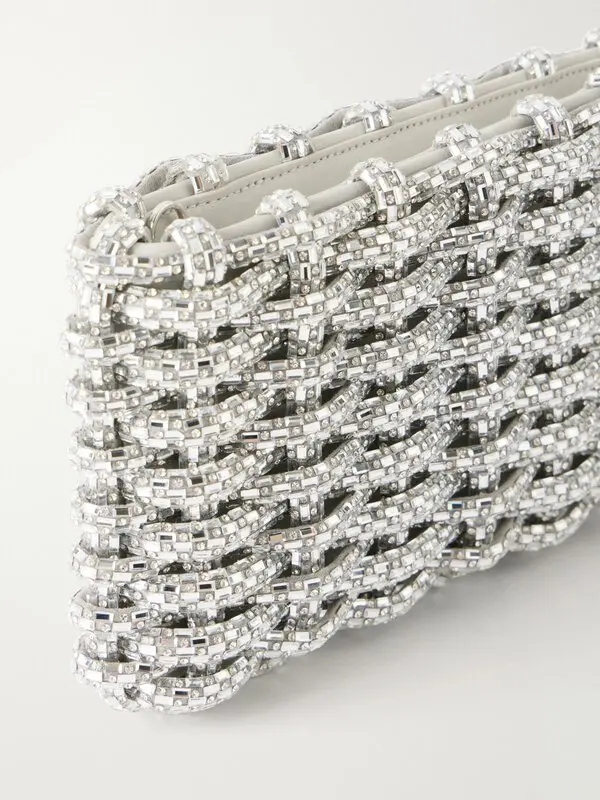 Simkhai Morgan Woven Clutch Bag