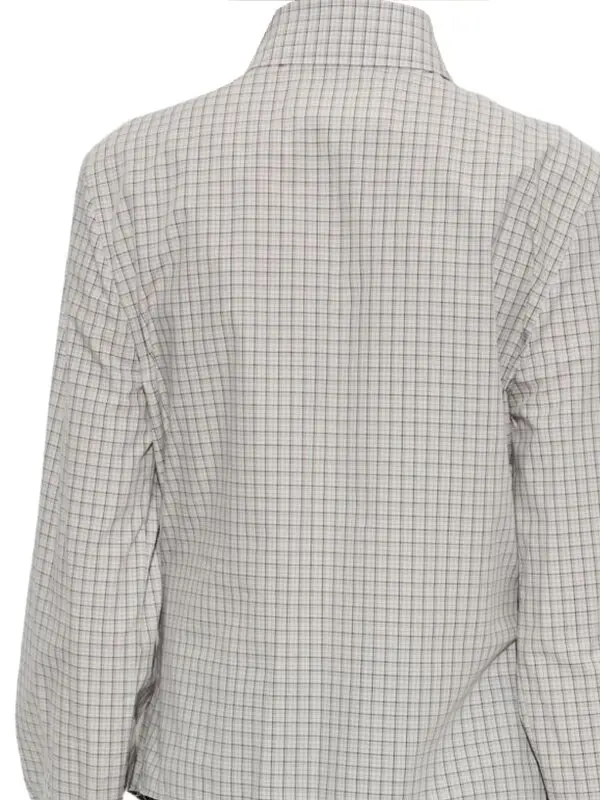 MAISON MARGIELA Checked Long Sleeve Shirt - Beige