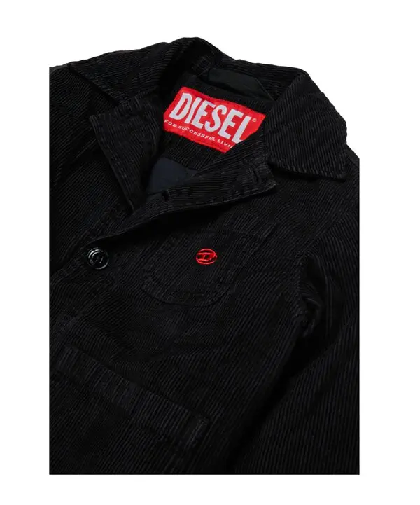 DIESEL® Corduroy Logo-embroidered Jacket