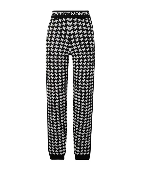 Perfect Moment Houndstooth Merino Wool Leggings